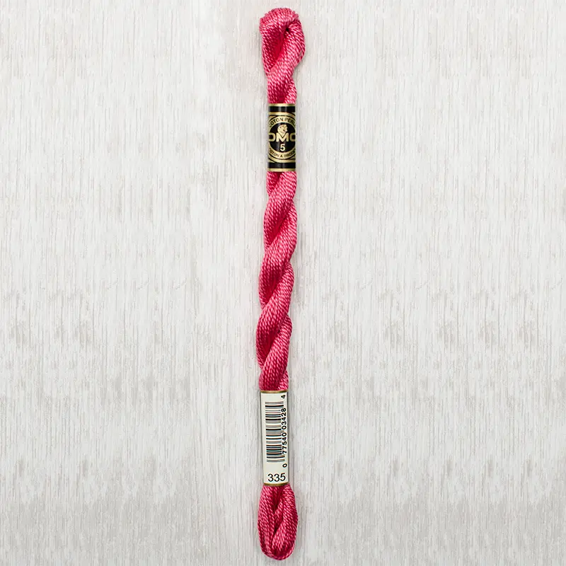 DMC Perle #5 0335 Rose | theembroideryden.com.au